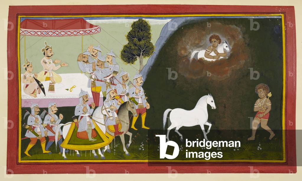 Image of King Sagara performs a sacrifice