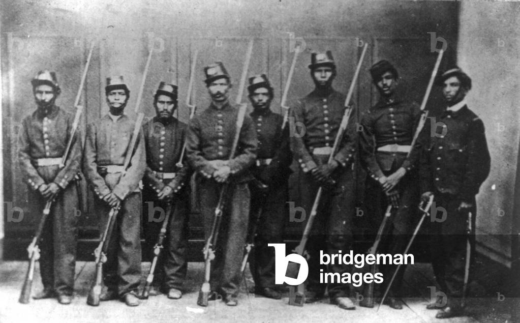 Image of Members of the firing squad who executed Emperor Maximilian I