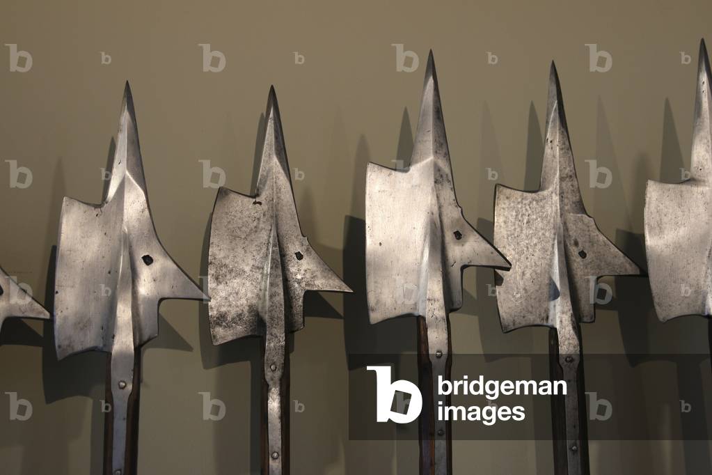 Image of 17th Century Halberds as used by Swiss pike men