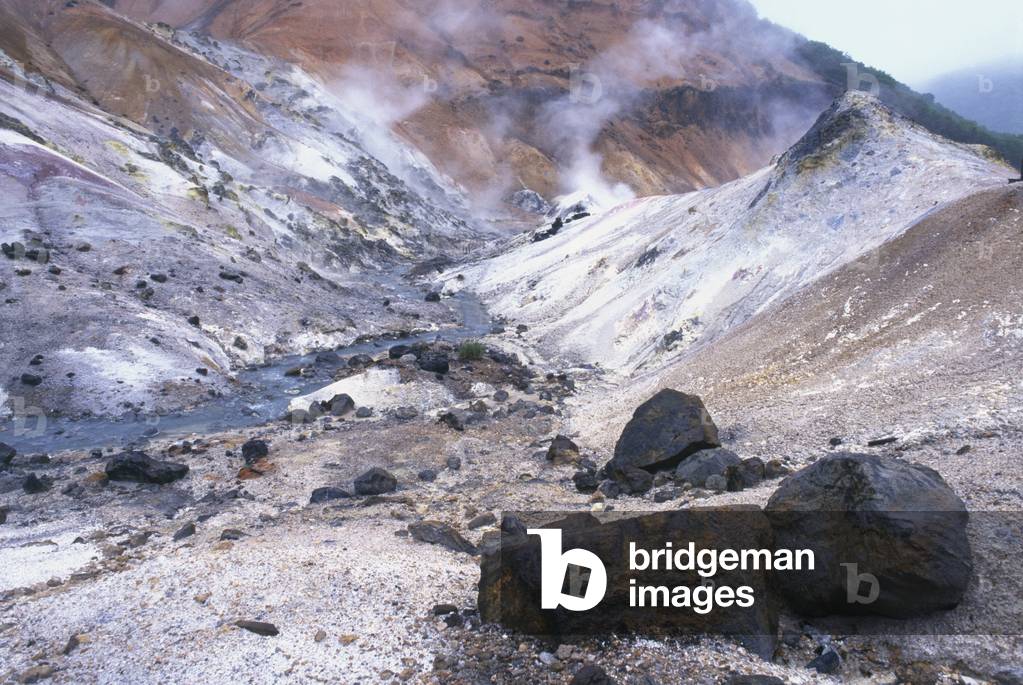 Image of Japan, Hokkaido, Shikotsu-Toya National Park, hot springs in ...