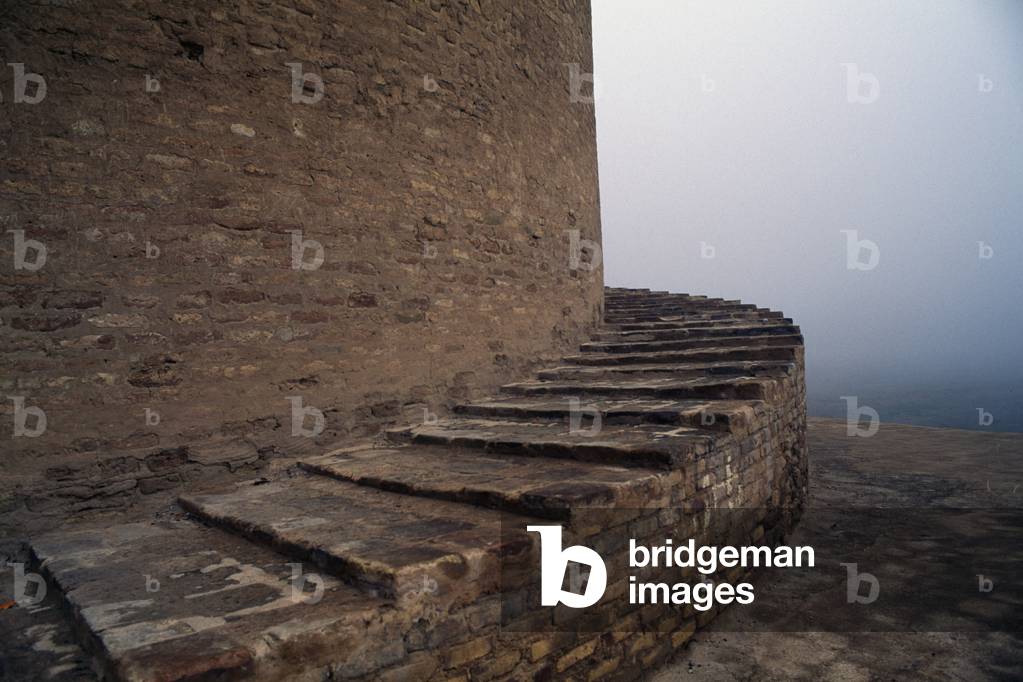 Image of Steps of Malwiya minaret (spiral) of Great mosque of Samarra