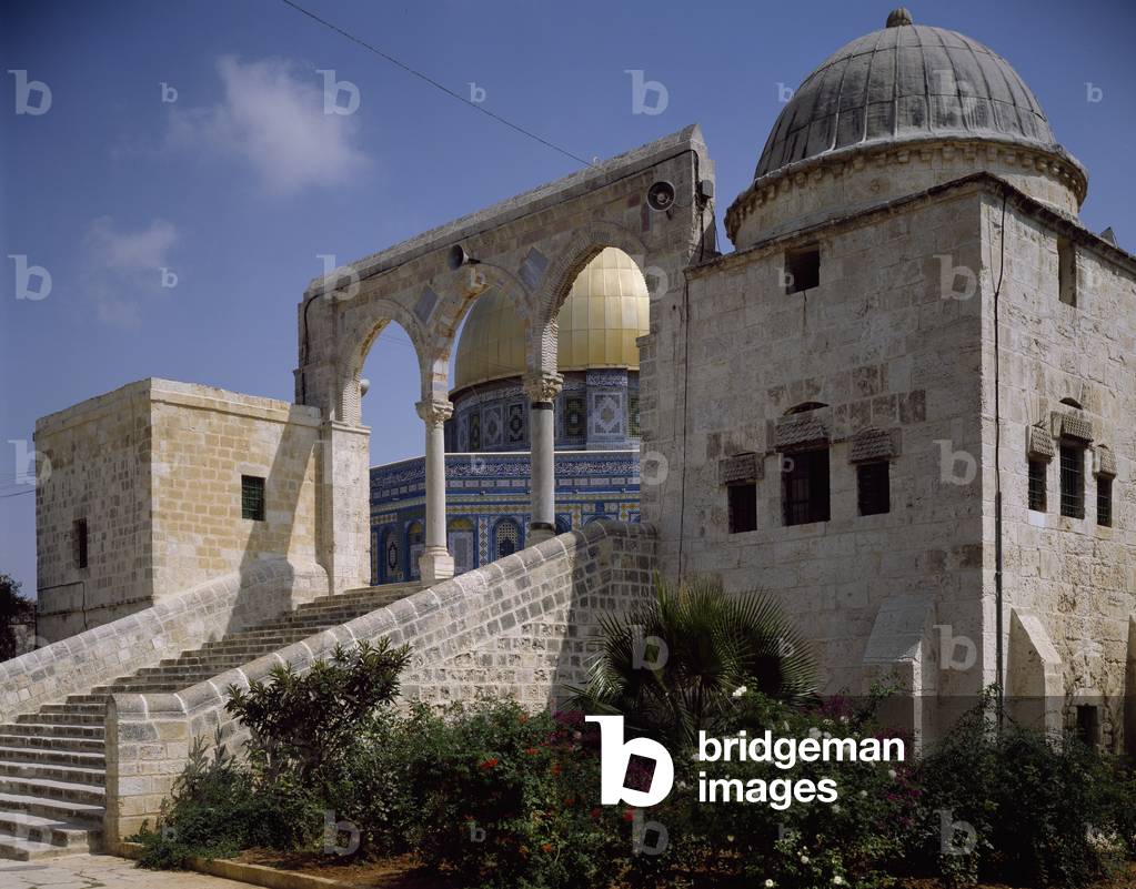 Image of Porch on southwest side of Dome of Rock or Mosque