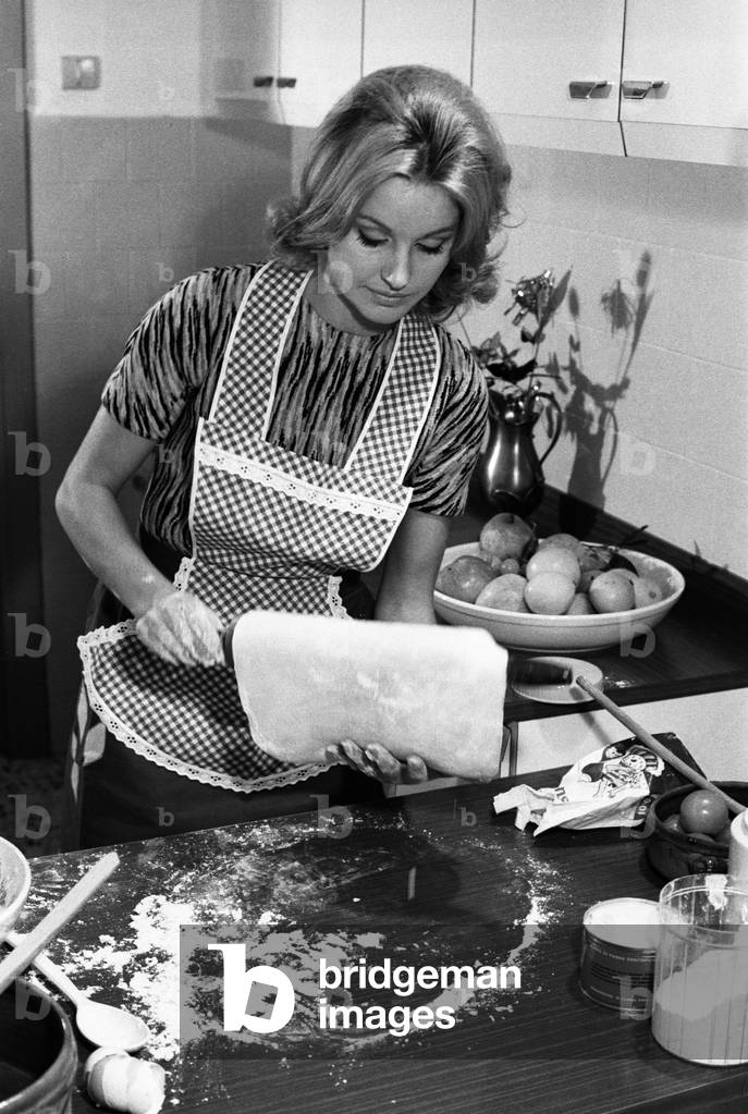 Image of Rome, Italy, 1968, The actress and presenter Gabriella Farinon ...