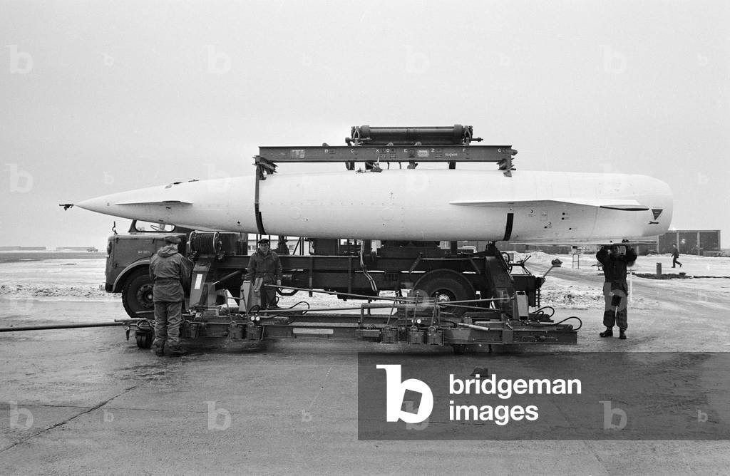 Image of The Avro Blue Steel, a British air-launched, rocket-propelled ...
