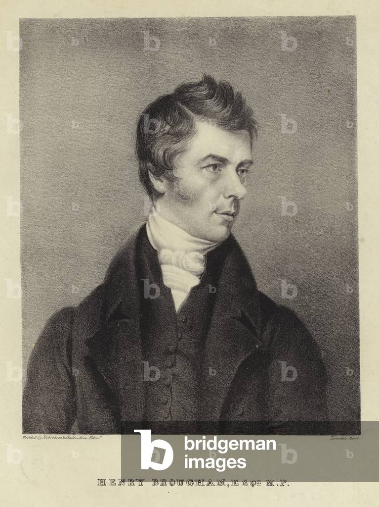 Image of Henry Brougham, 1st Baron Brougham and Vaux, British Whig ...