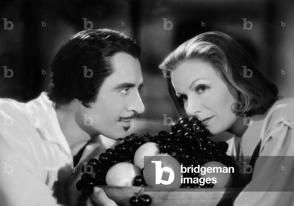 Image of Greta Garbo in 'Queen Christine', 1933 (b/w photo)