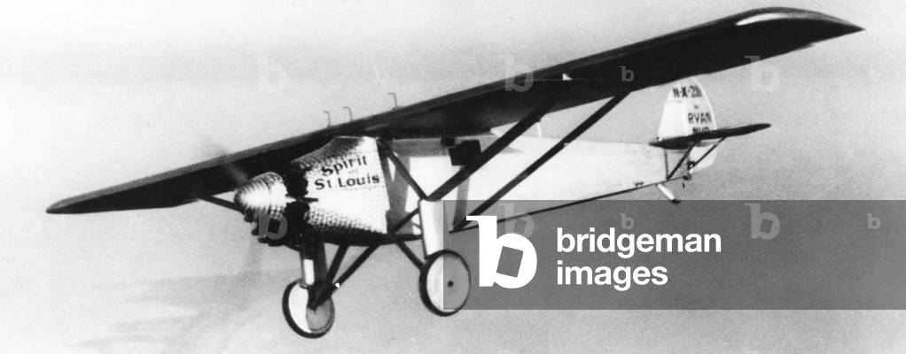 Image of Spirit of St. Louis, the plane in which Charles Lindbergh