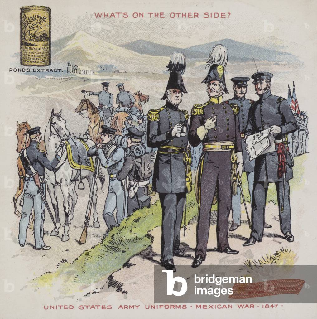 Image of United States army uniforms, Mexican War, 1847 (chromolitho ...