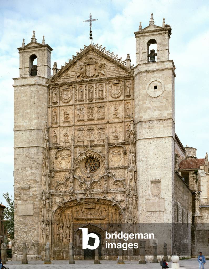 Image of Medieval art : Facade - Iglesia conventual de San Pablo, by ...