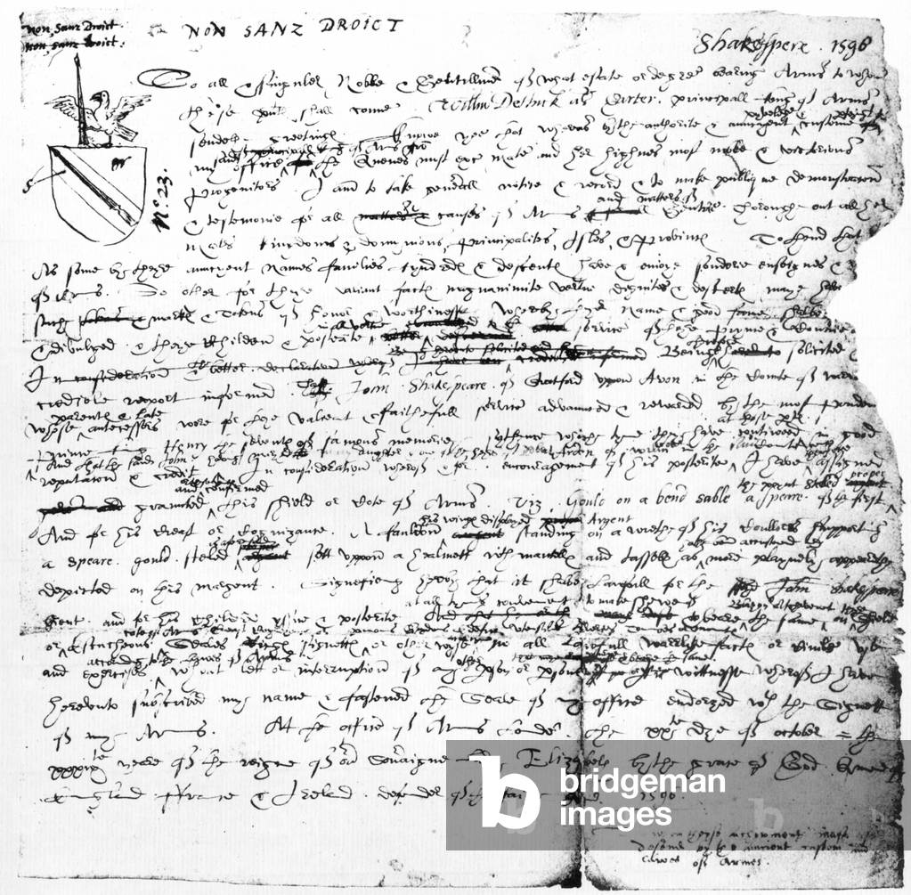 William Shakespeare Handwriting