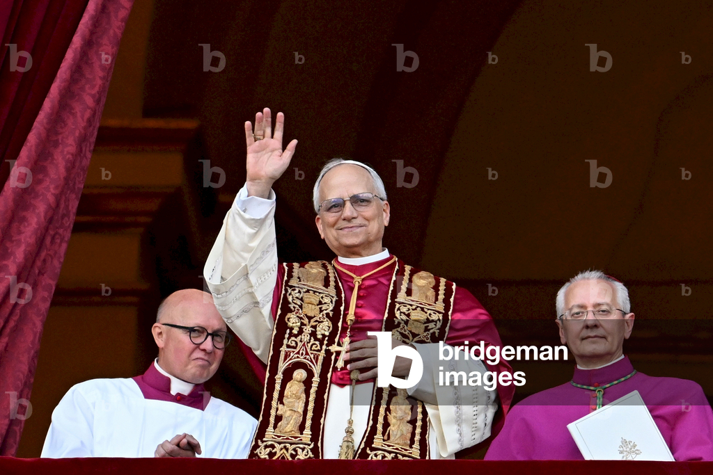 Image of New Pope elected. In the photo: New Pontiff Robert Francis