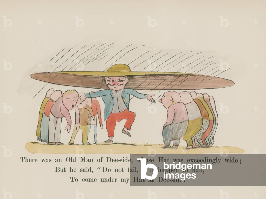 Image of There was an Old Man of Dee-side, whose Hat was by Lear ...