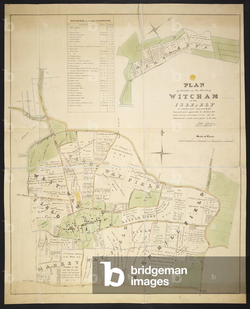 Image of A plan of Lands in the Parish of Witcham in