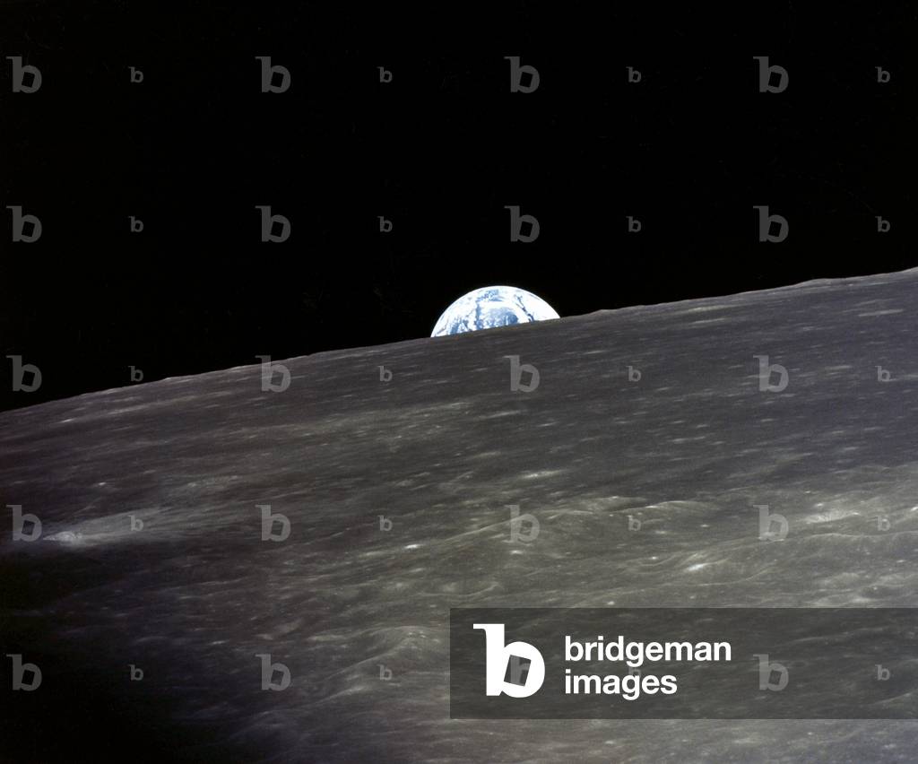 Image of APOLLO 10: EARTHRISE, 1969 A view of the earth rising