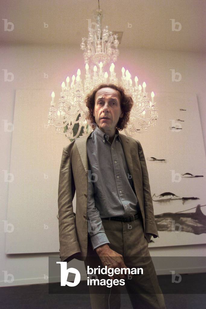 Image of Enzo Cucchi, self-portrait, Venice Art Biennale, Venice, Italy ...
