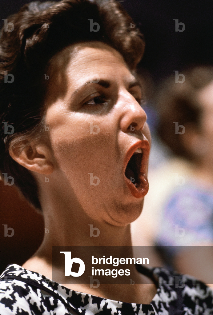 Image of Woman singer in the Mormon Tabernacle Choir, Salt Lake City ...