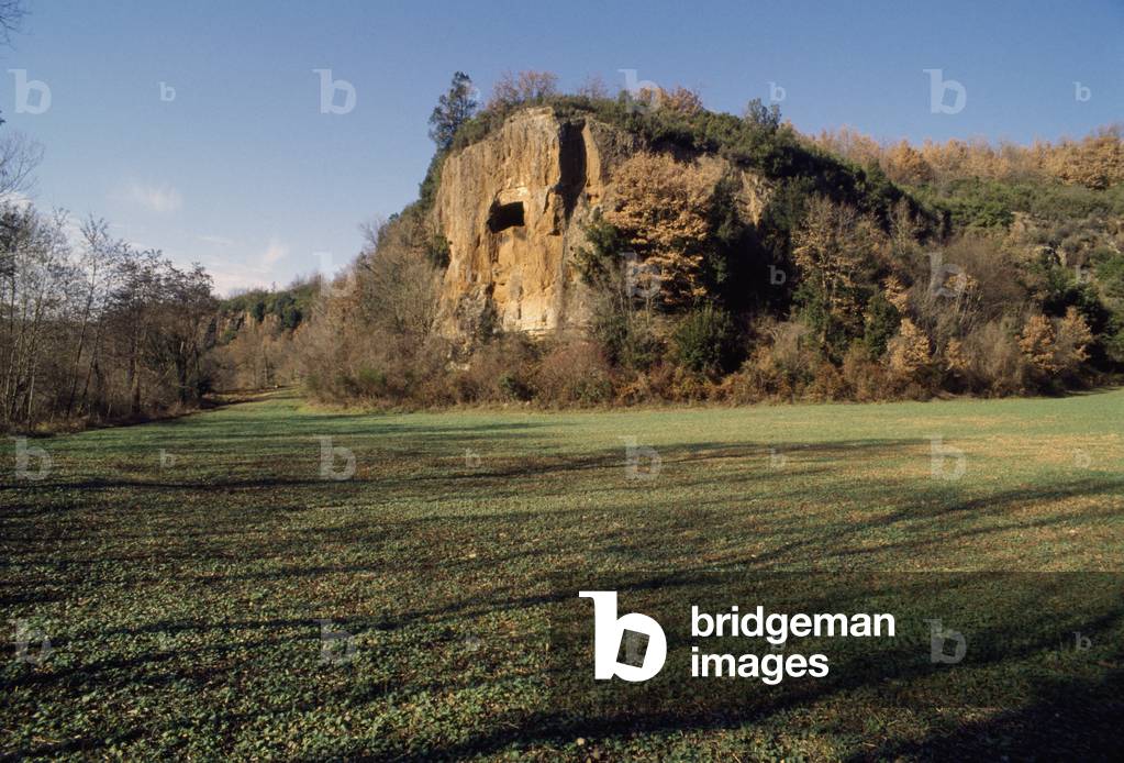 Image of Tomb of Colombari, Sovana Necropolis, Etruscan civilization ...
