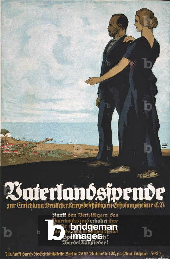 Image of World War I German Poster, 1918, asking for contributions to ...
