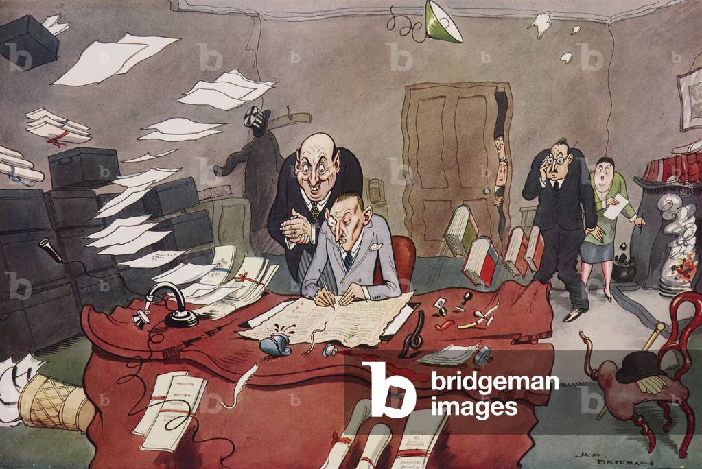 Image of The deed, at a notary's office, cartoon by Henry Mayo by ...