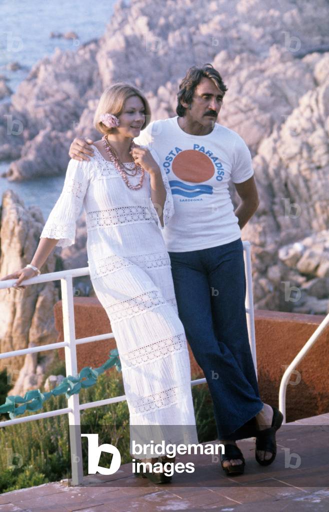 Image of Walter Chiari, Italian actor, comician and TV host, with the