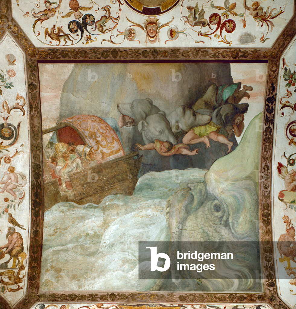 Image of Scylla et Charybde, du cycle d'Ulysse (fresque) by Allori, Alessandro (1535-1607)