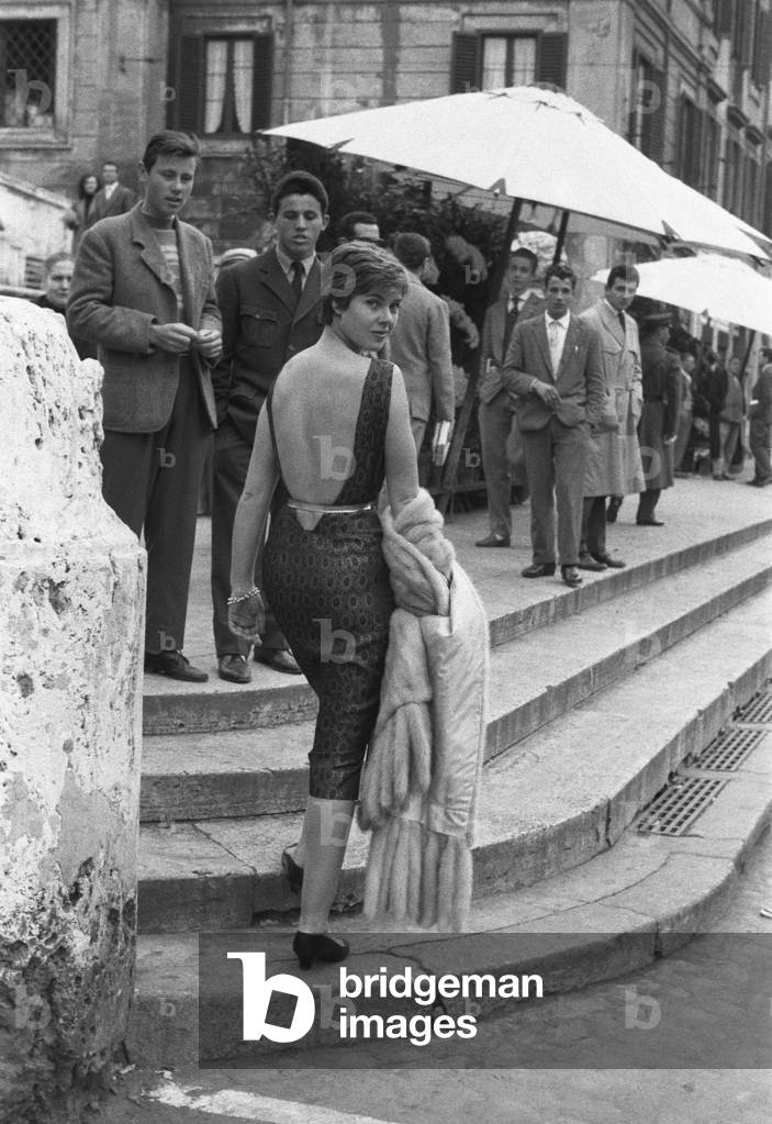 Image of Rome, Italy, 1957, Lilli Cerasoli, model and actress, while ...