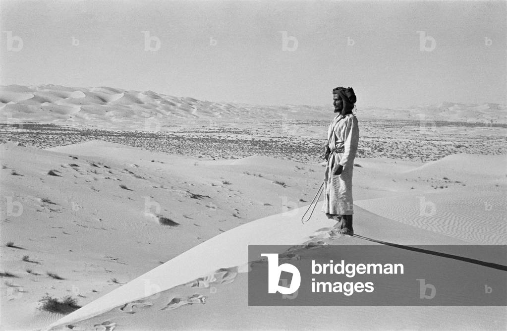 Image of Standing profile portrait of Musallim bin Al Kamam, a member ...