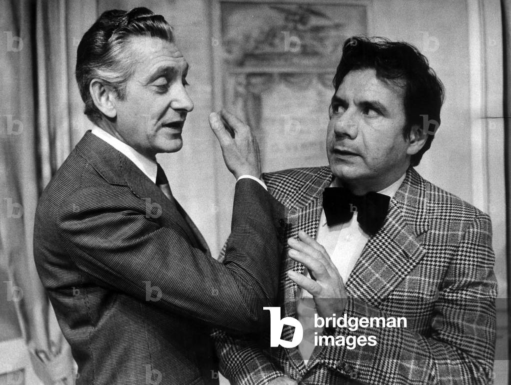 Image of French Comedians Renaud Mary and Michel Galabru during ...