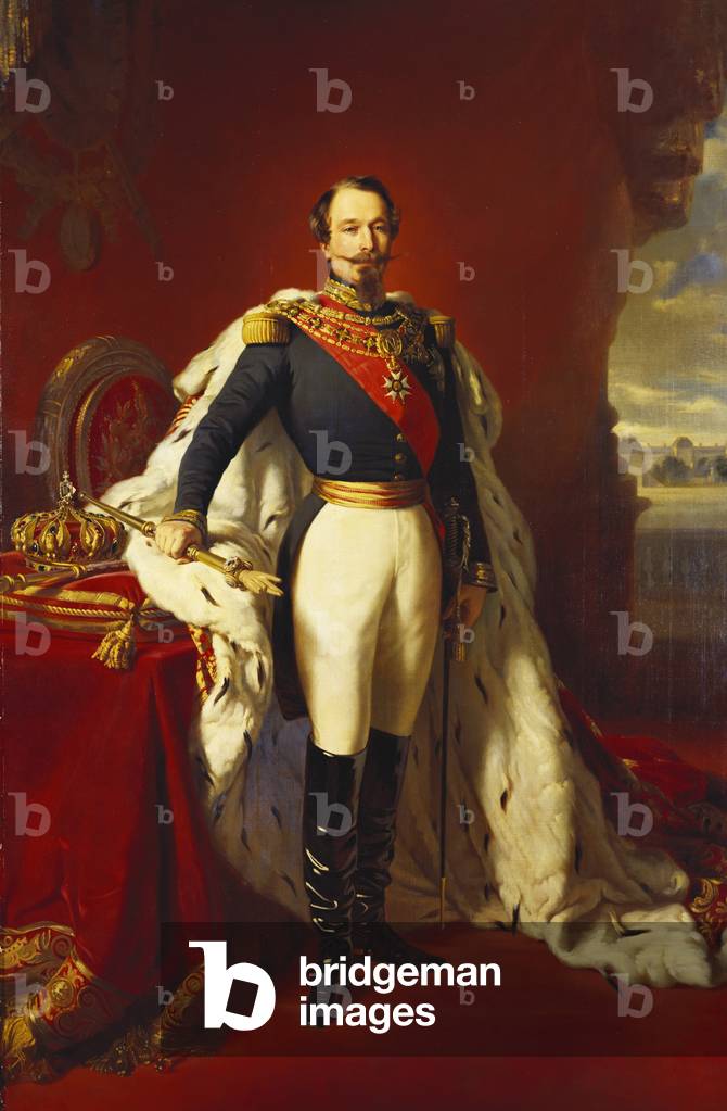 Image of Napoleon III, Emperor of the French, 1857 (oil on canvas) by ...