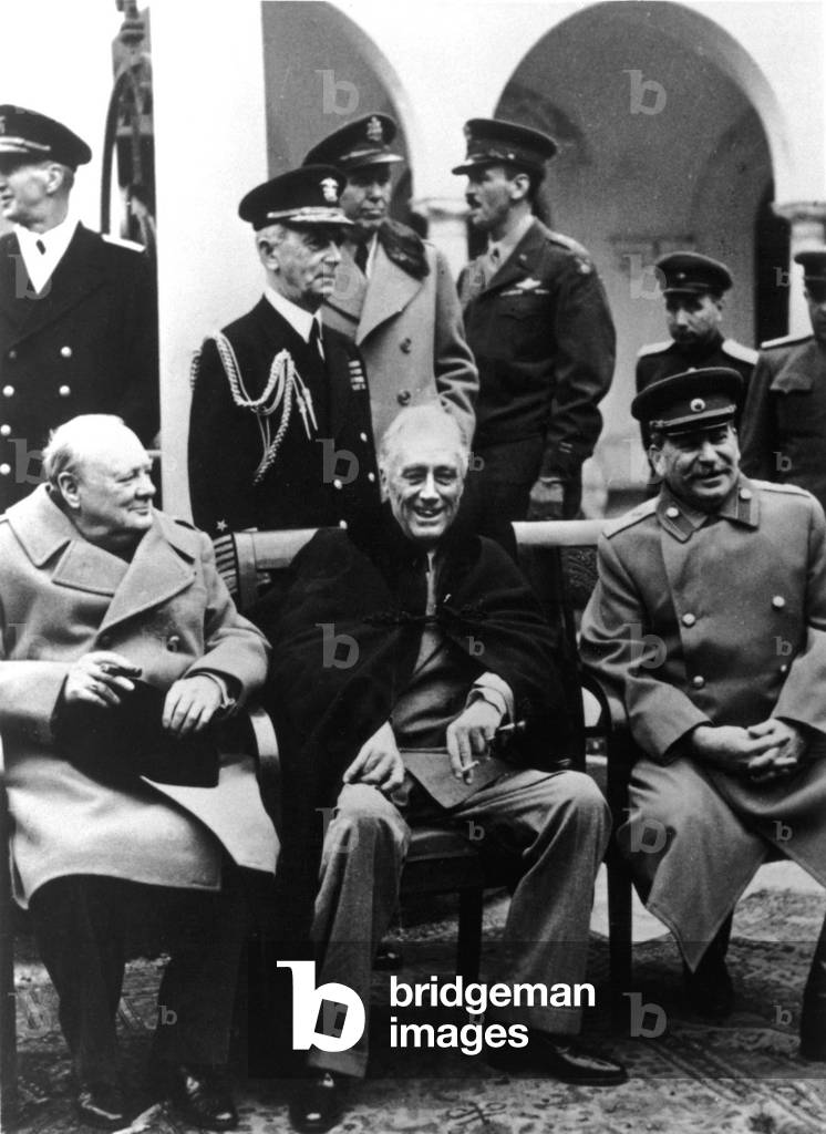 Image of Yalta Conference, Winston Churchill, Franklin Delano Roosevelt ...