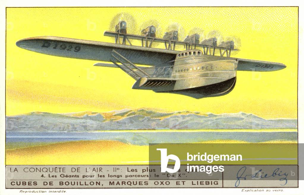 Image of Dornier Do X, German flying boat that was the largest, by ...