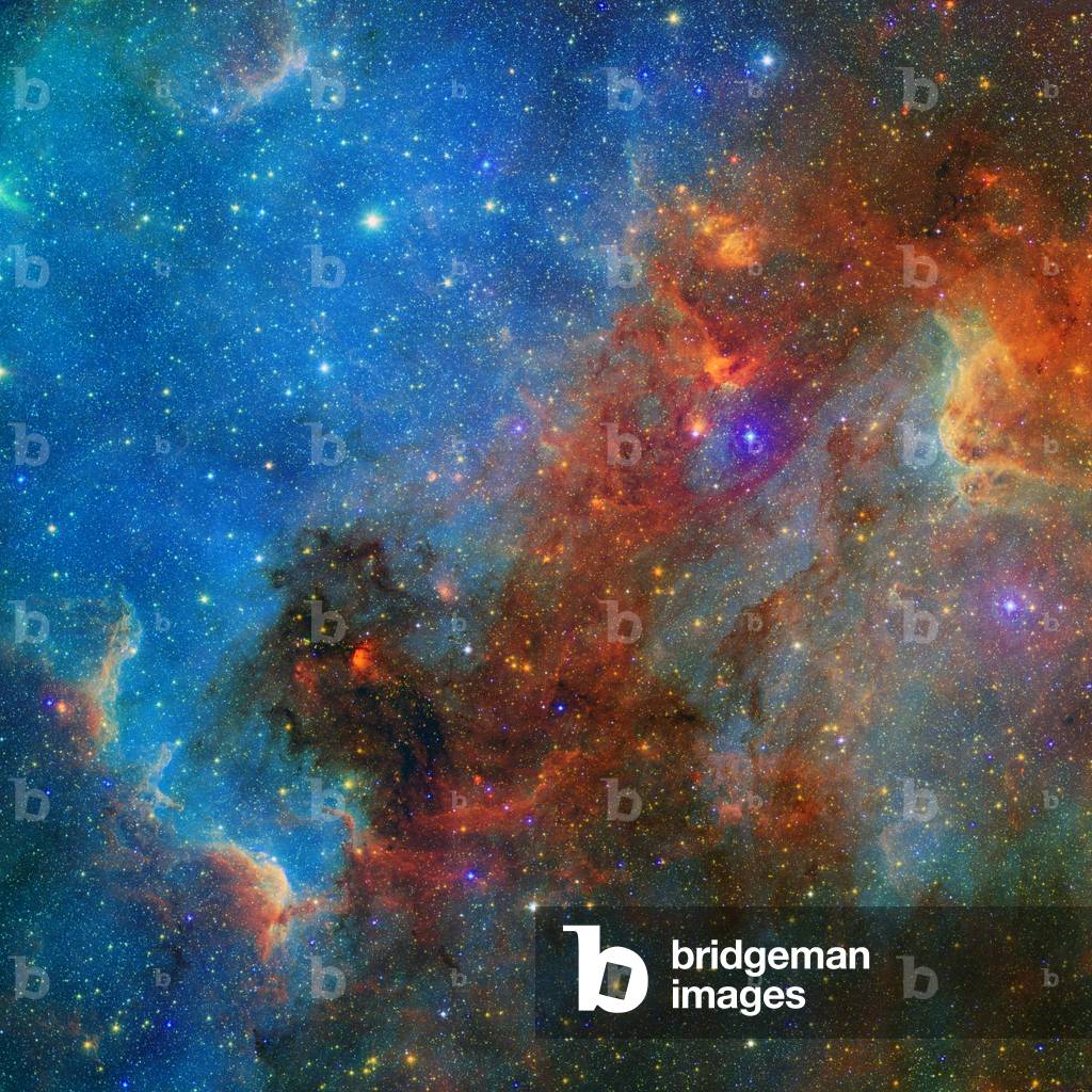 Image of This new view of the North America nebula combines both