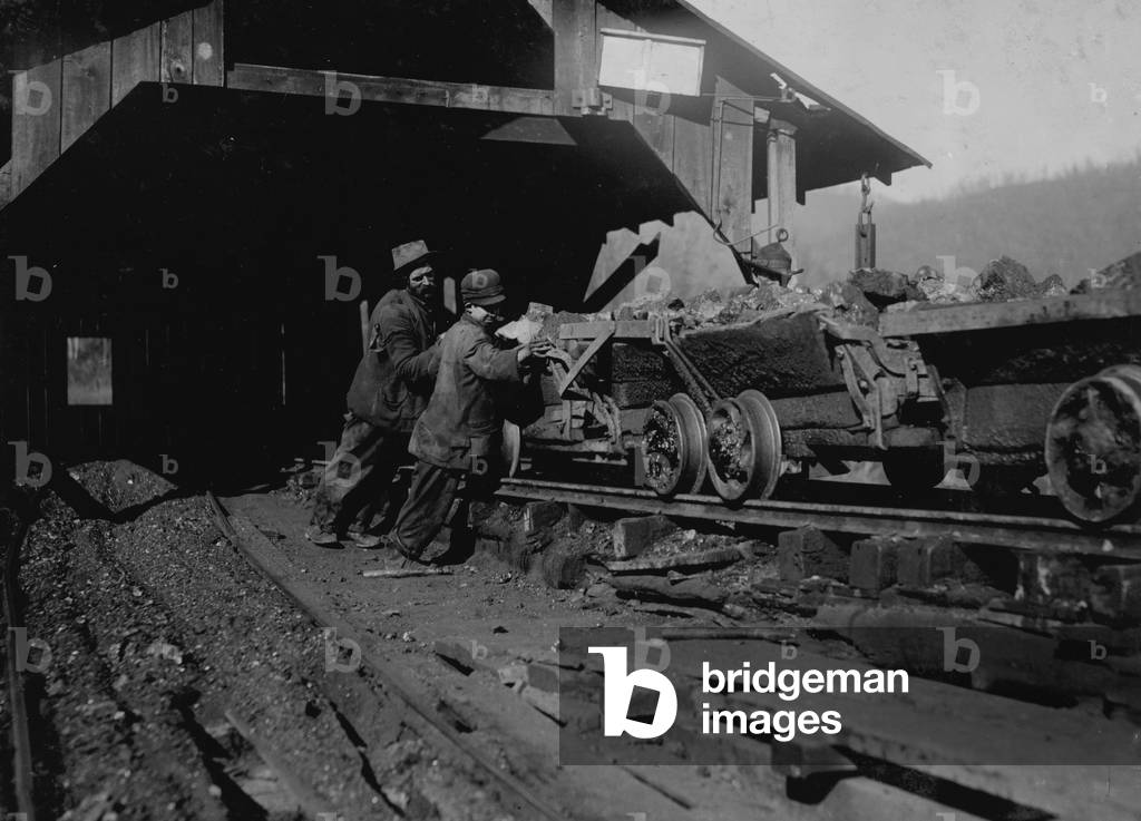 Image of Harley Bruce, a young coupling-boy at tipple of Indian Mountain