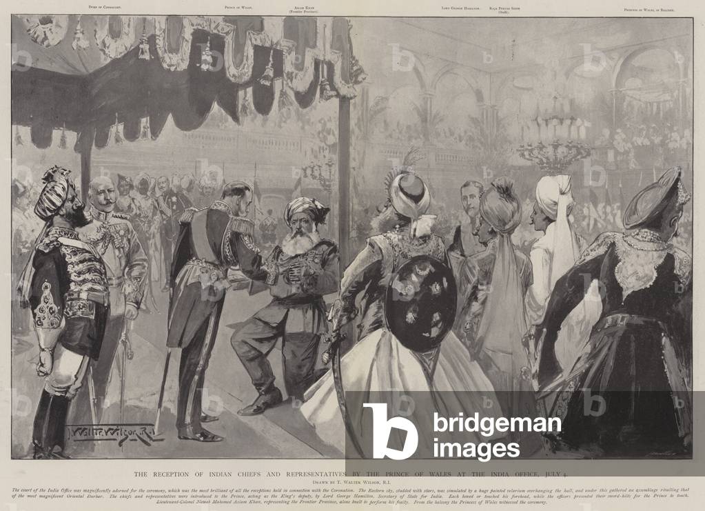 Image of The Reception of Indian Chiefs and Representatives by the ...