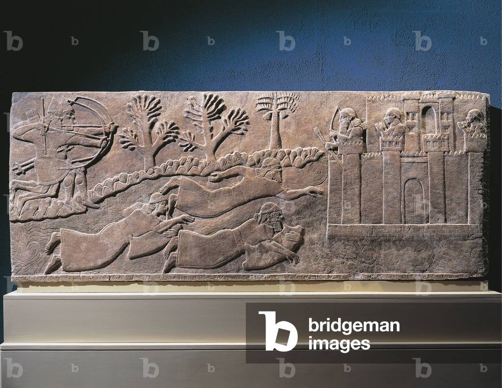 Assyrian Archers Pursuing Enemies