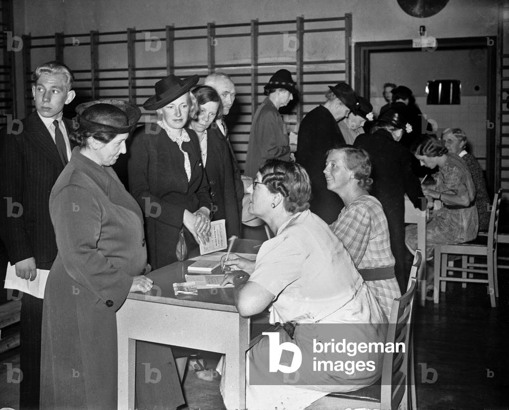 Image of 1940. Rationing during World War II ..., 1940 (photo)