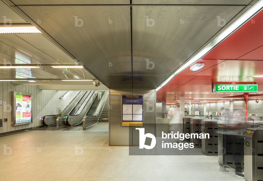 Image of Jean Jaurès metro station, Line A in Toulouse, France, 2018 by ...
