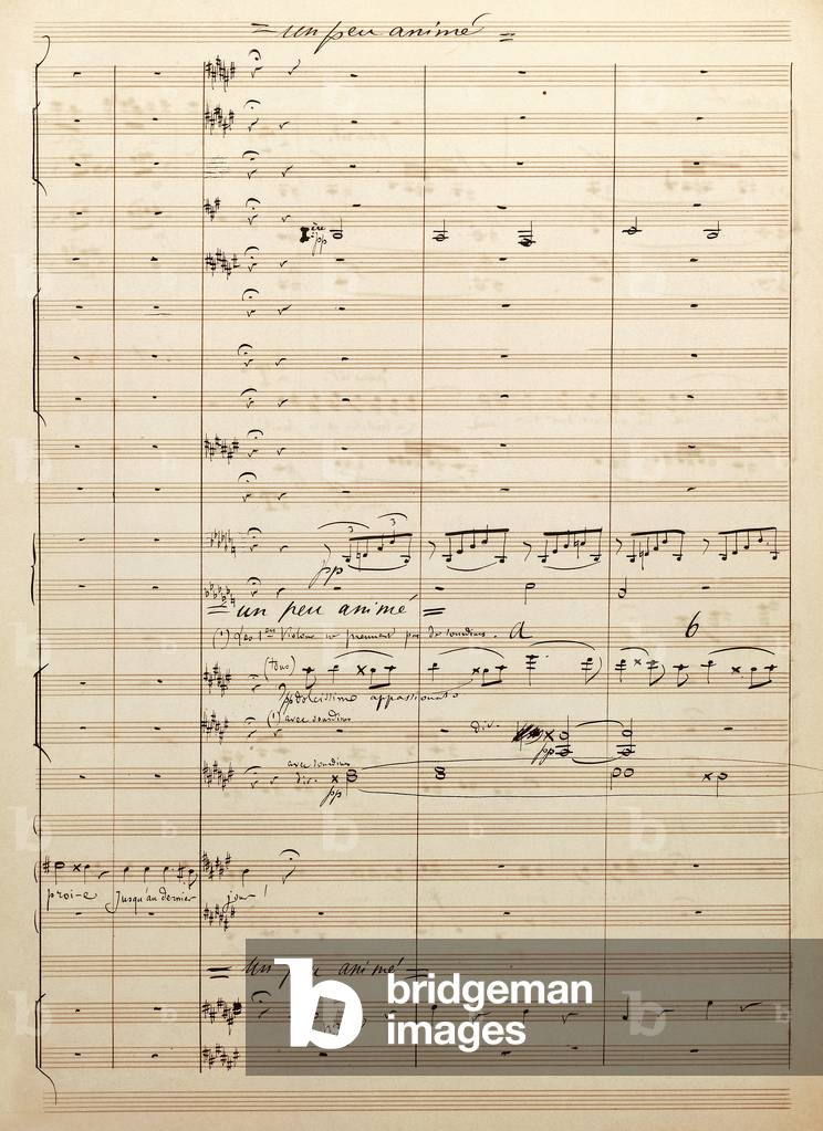 Image of Handwritten score of Etienne Marcel opera in four acts by