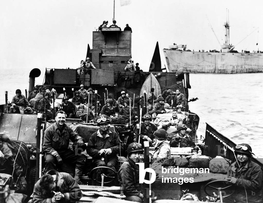 Us Landing Craft D Day Paintings