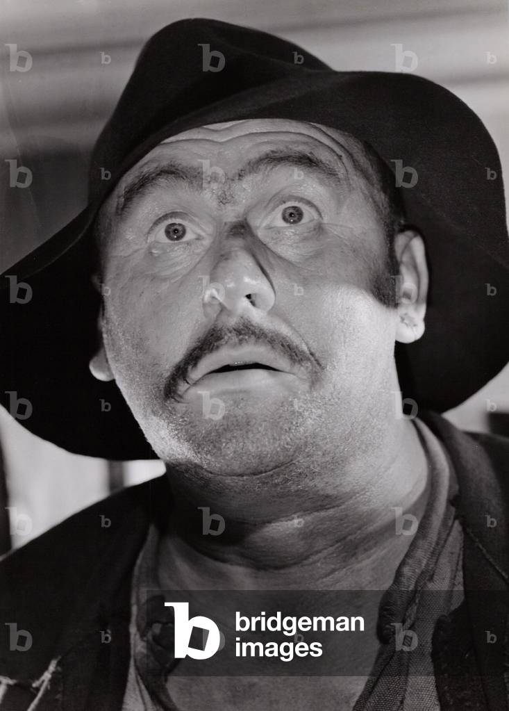 Image of German actor Gert Froebe in the movie "Via Mala", Germany