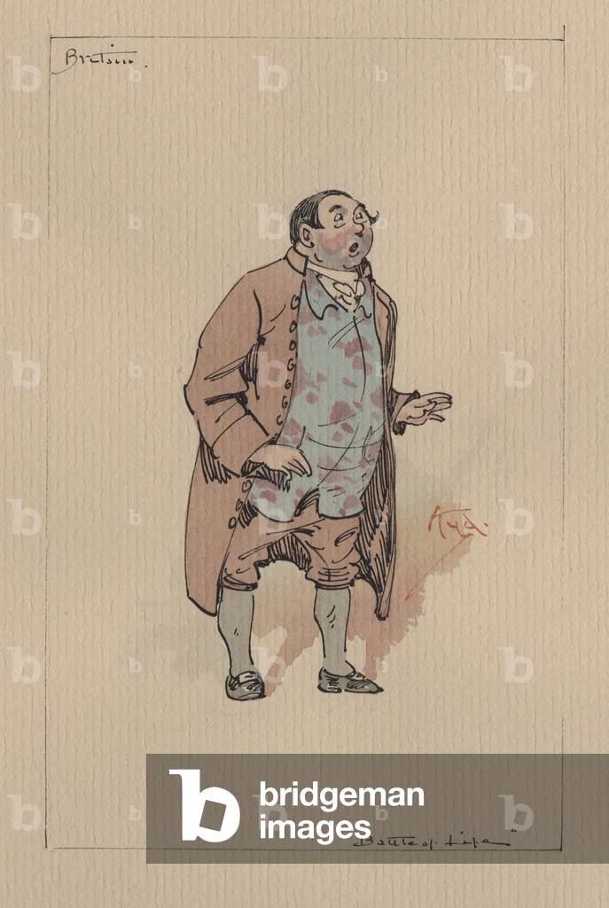 Image of Ben Britain - The Battle of Life, c.1920s (pen & by Clarke, Joseph Clayton (Kyd) (1856 ...