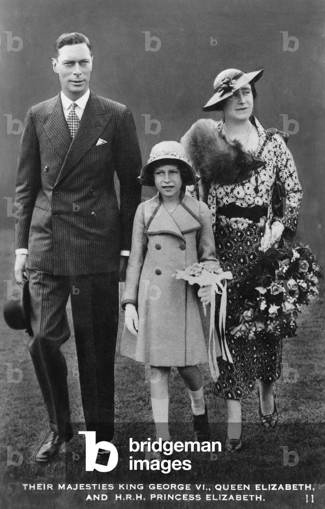 Image of King George VI, Queen Elizabeth, of United Kingdom, Princess ...