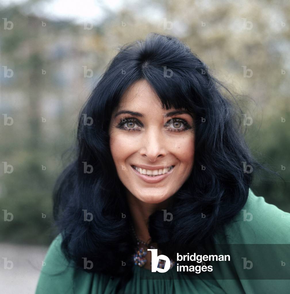 Image of Portrait of the German actress and singer Dunja Rajter, circa