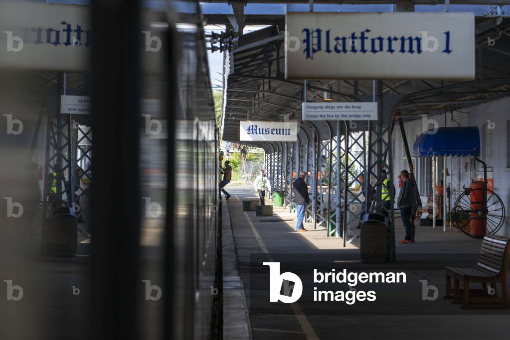 Image of The Rovos Rail luxury train travelling between Cape Town and ...