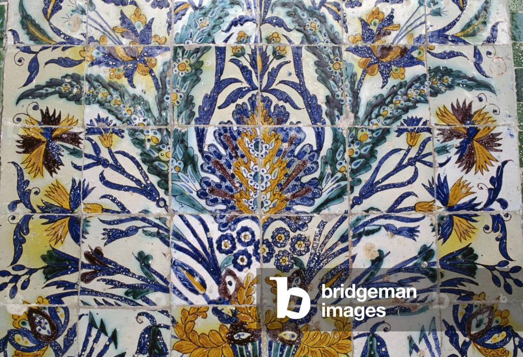 Image of Ceramic decoration of Zaouia of Sidi Sahab, also known as