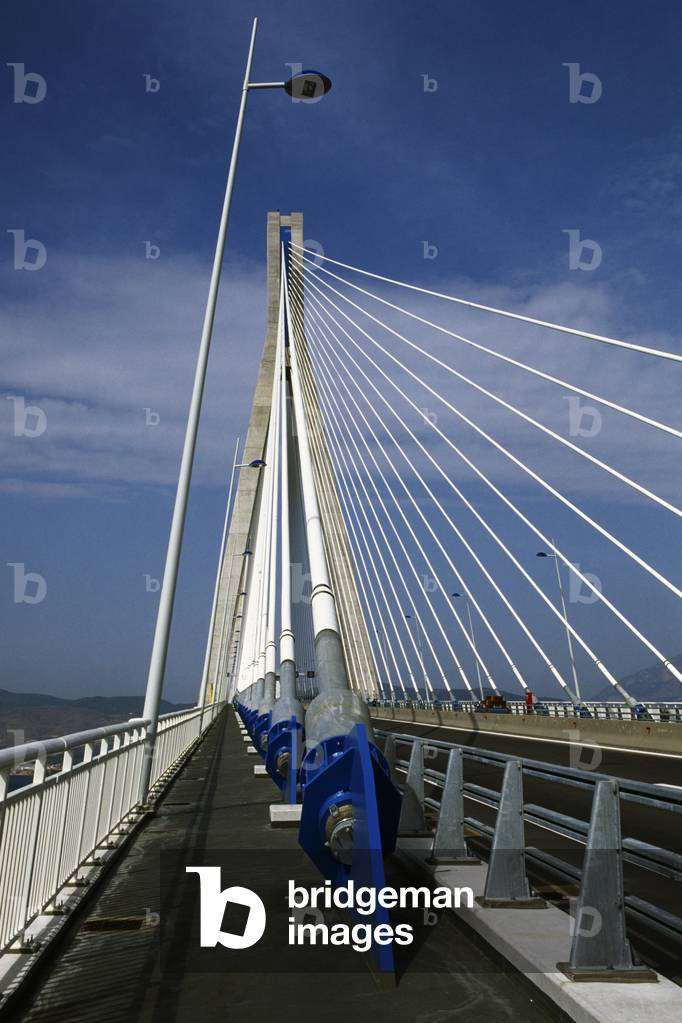 Image of Tensile structures of Harialos Trikoupi bridge (2004 ...
