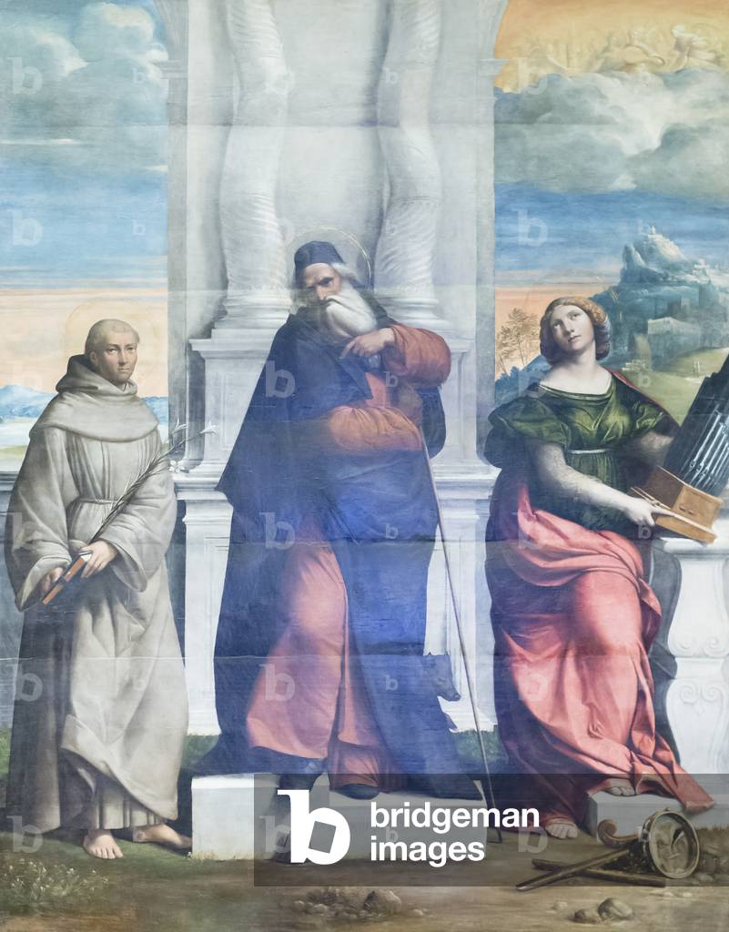 Image of Saint Anthony the abbot, Anthony of Sicily and Cecily, 1523 ...