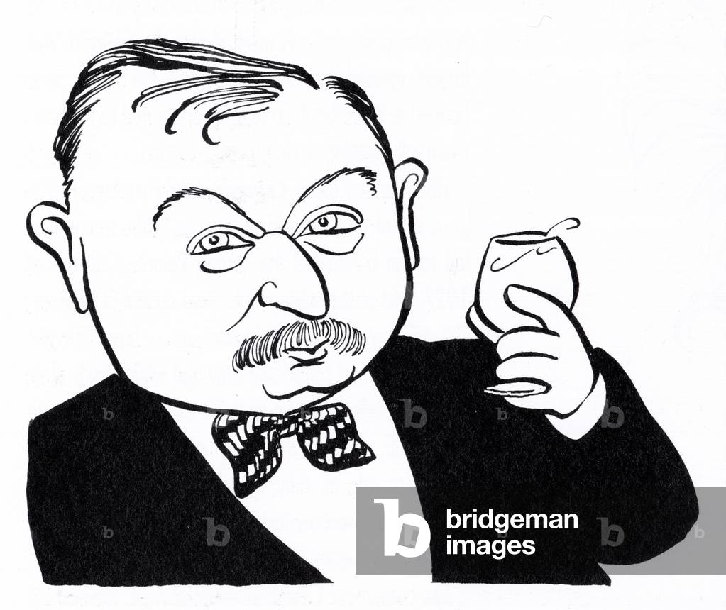 Image of Joseph Roth, caricature by Minnion, John (b.1949)