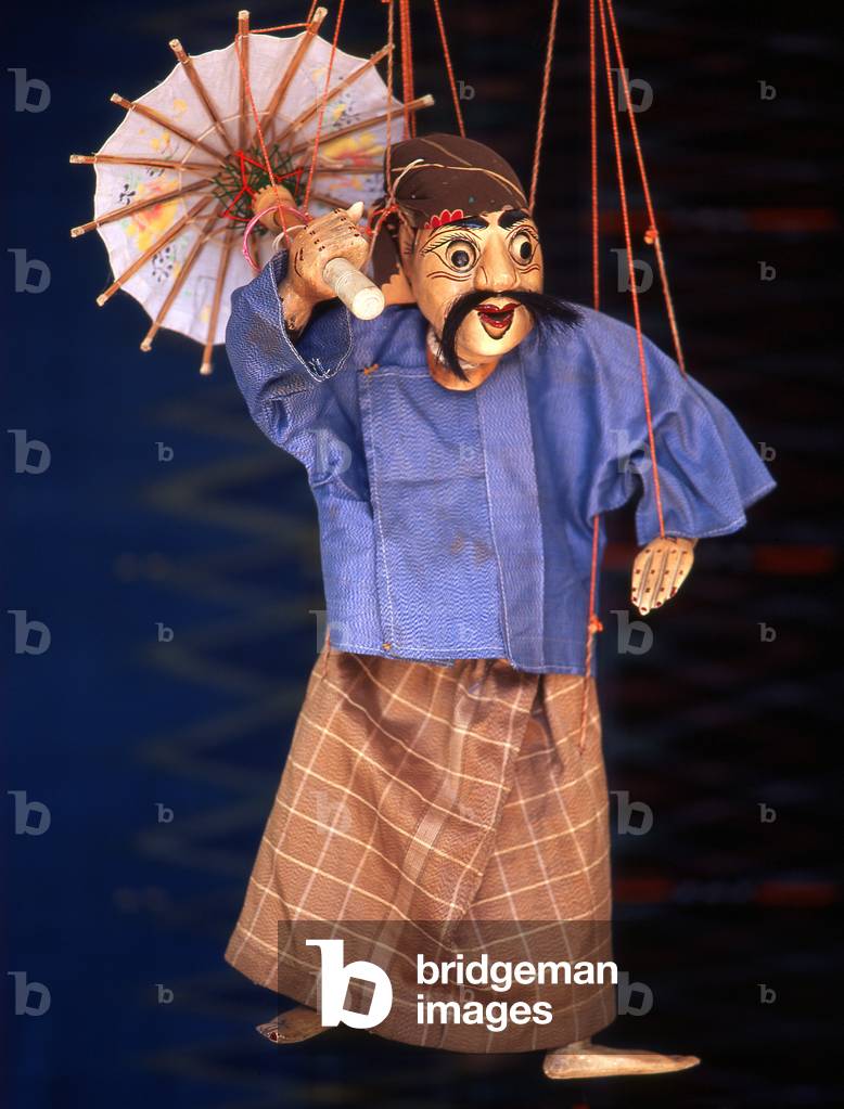 Image of Burma / Myanmar: A traditional Burmese puppet (Yoke thé)