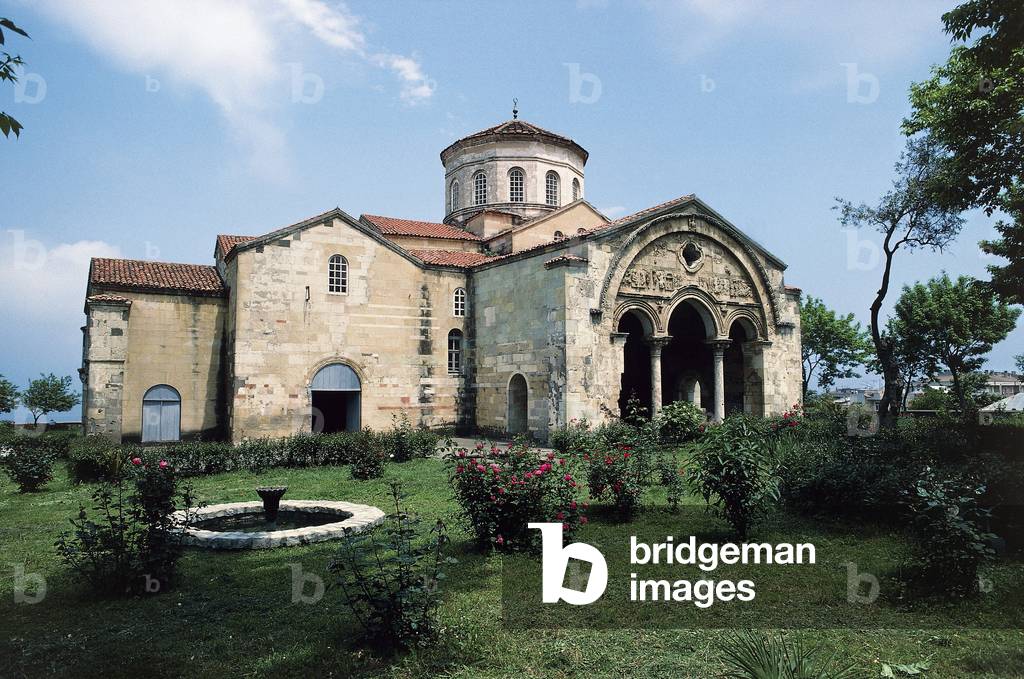Image of Byzantine church of Hagia Sophia, 13th century, Now museum ...